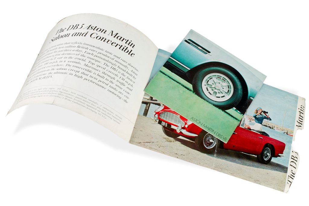 Bonhams Cars : An Aston Martin DB5 and a DBS V8 sales brochure