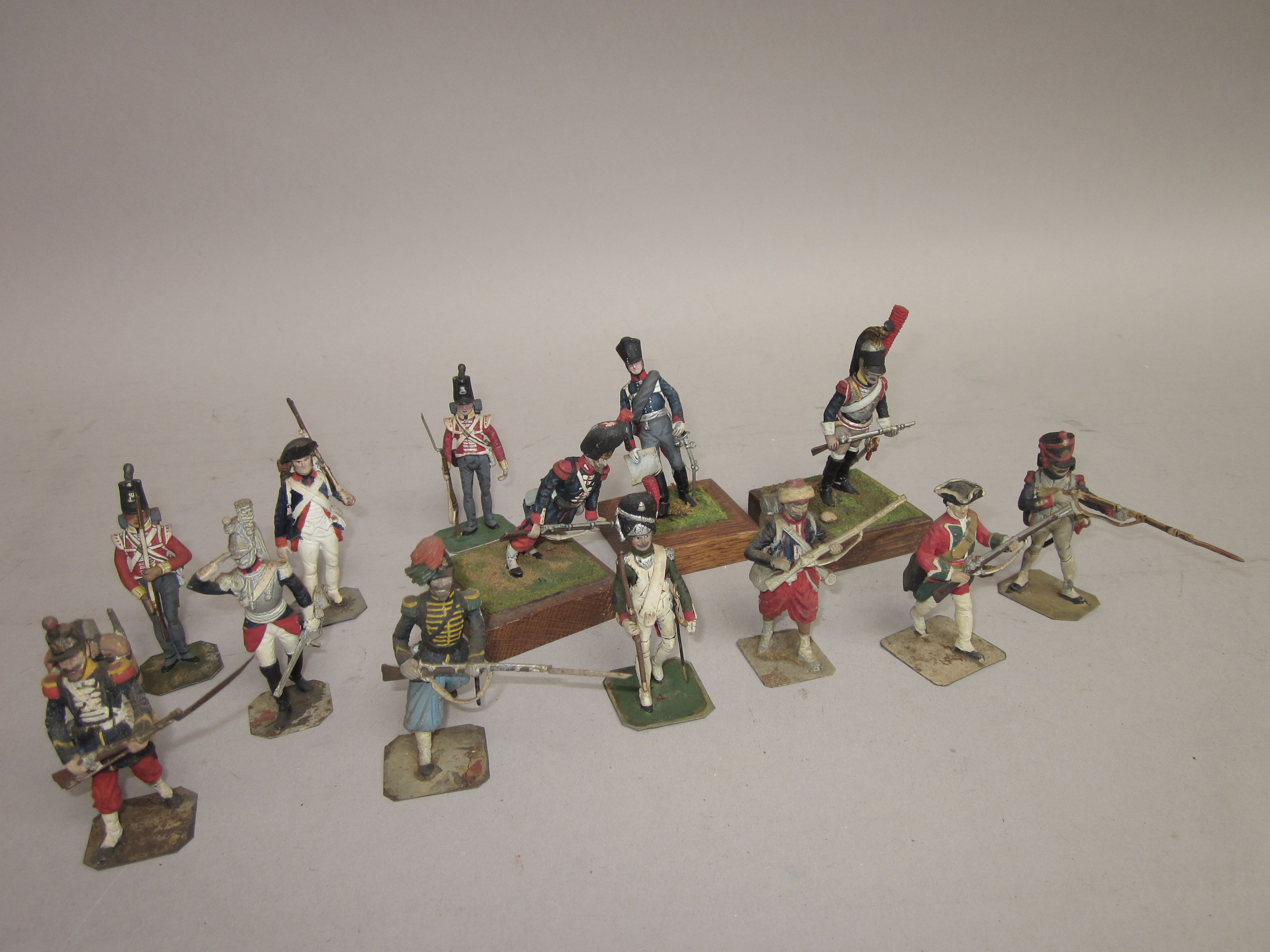 54mm scale Military Miniature Figures - auctions & price archive