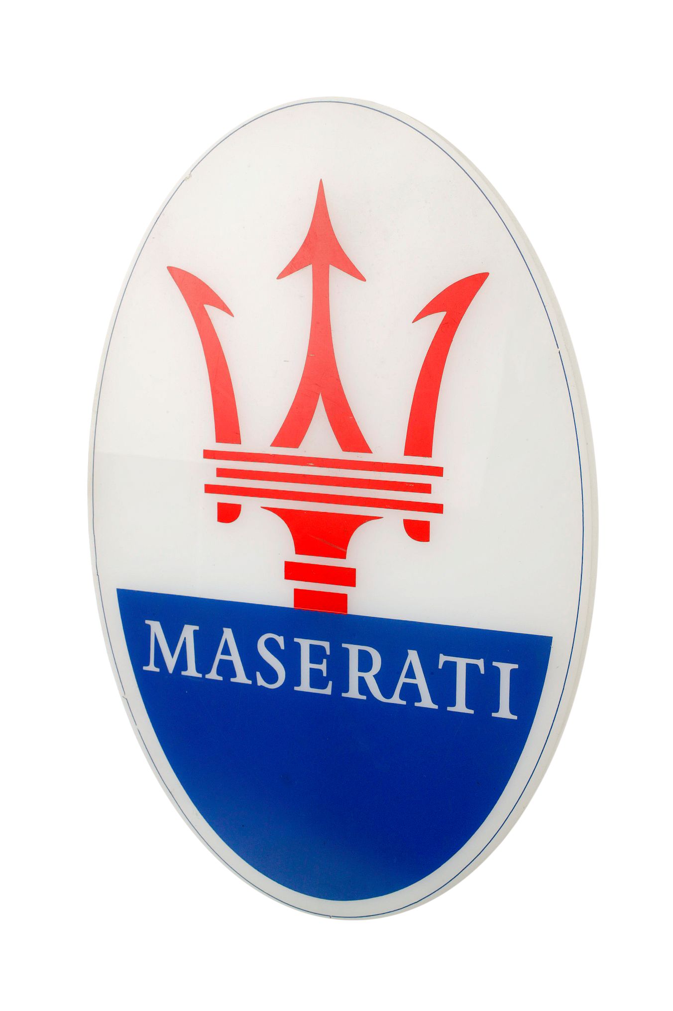 Bonhams Cars : A Large Maserati trident dealer perspex sign