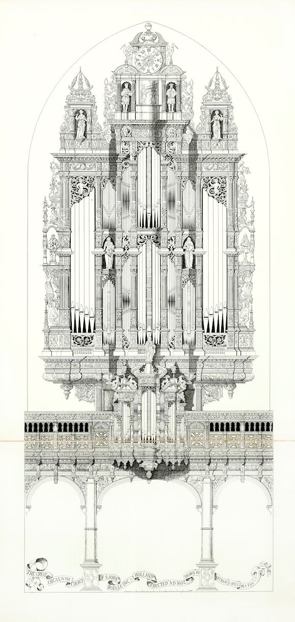 Bonhams : ORGANS HILL (ARTHUR GEORGE) Organ Cases and Organs of the ...