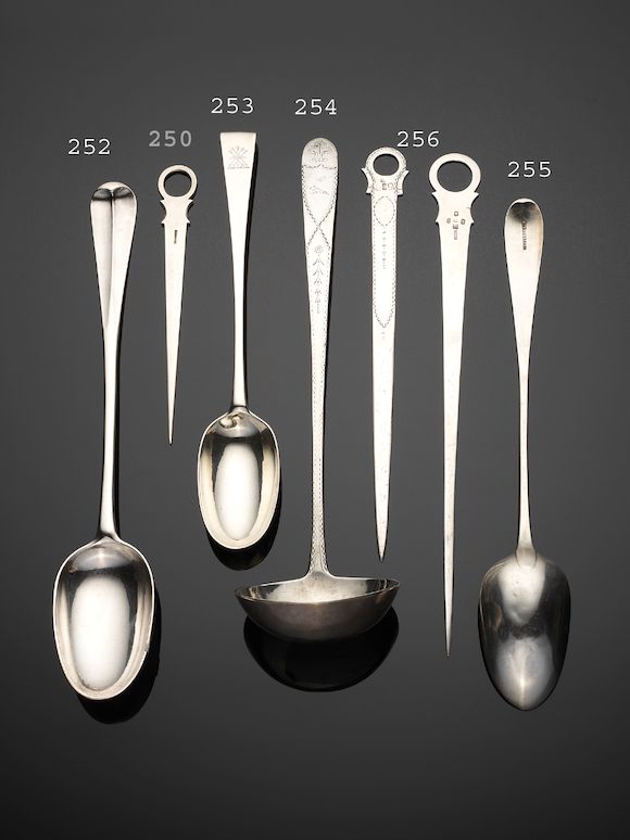 Bonhams : A George III Irish Provincial silver Old English pattern ...