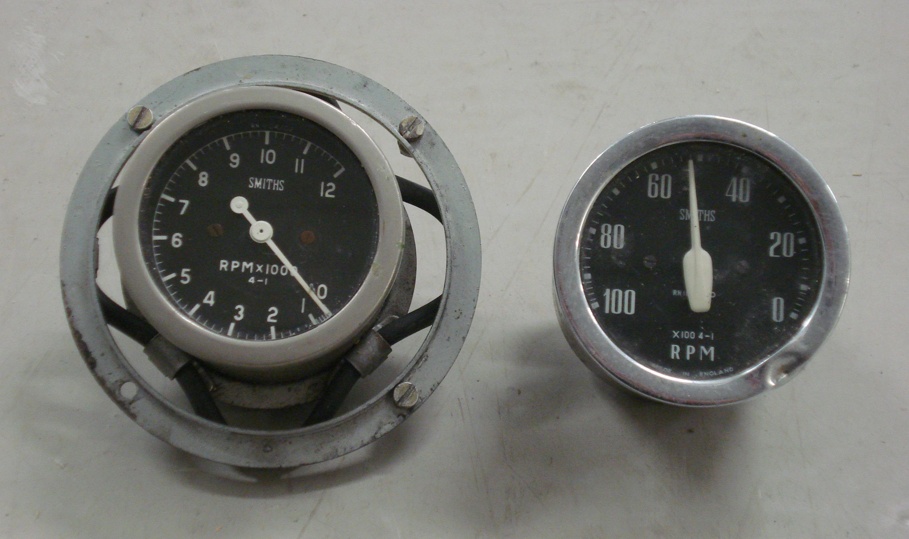 Bonhams Cars : A Smiths 12,000 RPM rev counter,