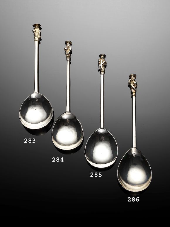 Bonhams : A Charles I Apostle spoon, St Andrew, by Daniel Cary, London ...