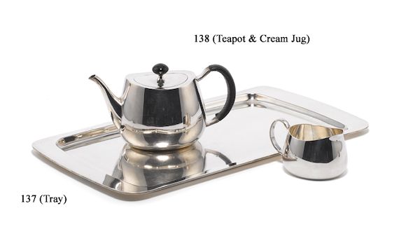 Bonhams : DESIGNED BY DAVID MELLOR: A silver Pride pattern teapot and ...