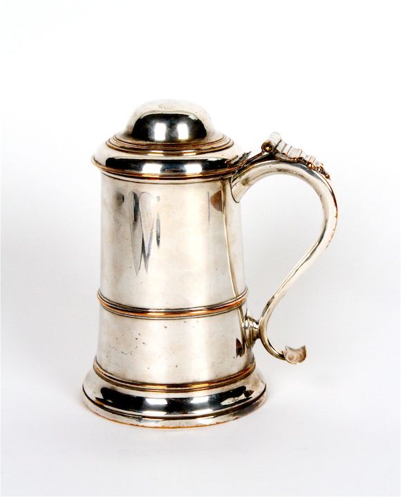 Bonhams : A late 18th/early 19th century Old Sheffield plate tankard ...