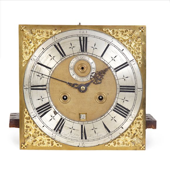 Bonhams : An early 18th century longcase clock movement of one month ...