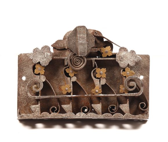 Bonhams : A German steel mortice type lock, 16th/17th Century