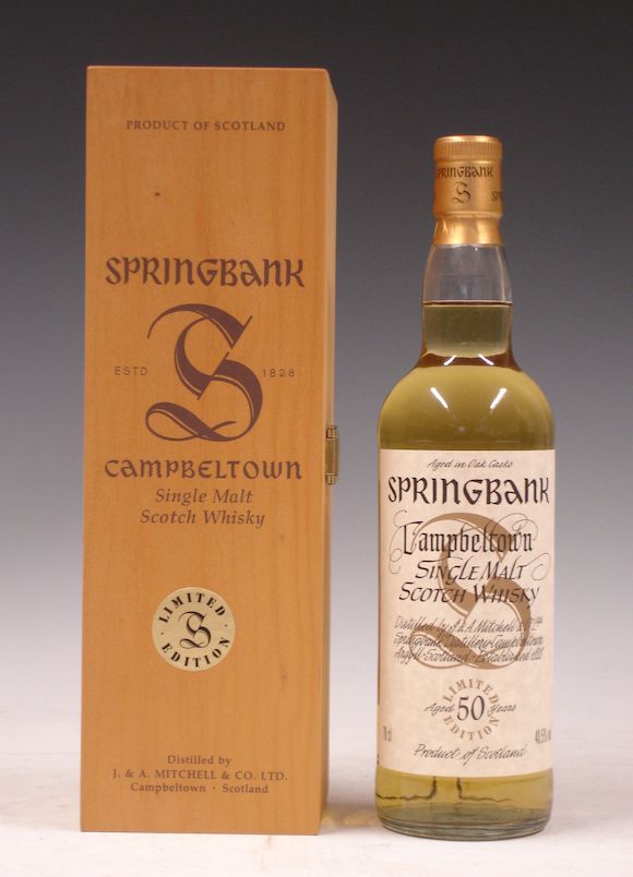 Bonhams : Springbank-50 year old