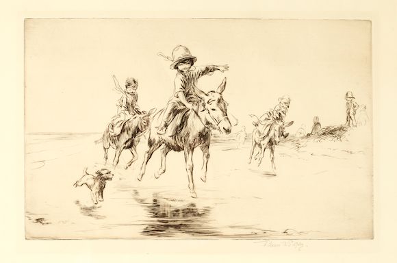 Bonhams : Eileen Alice Soper, RMS (British, 1905-1990) The Donkey Race ...