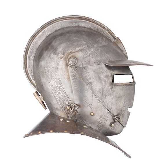 Bonhams : A Flemish Or North Italian Close Helmet From A Cuirassier Armour