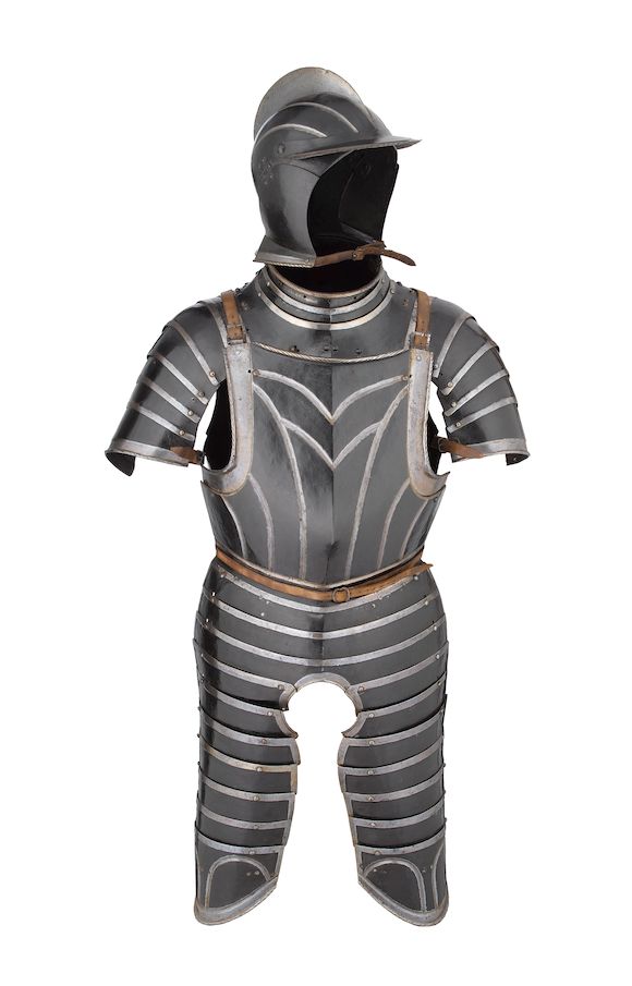 Bonhams : A German (Nuremberg) Black And White Three-Quarter Armour