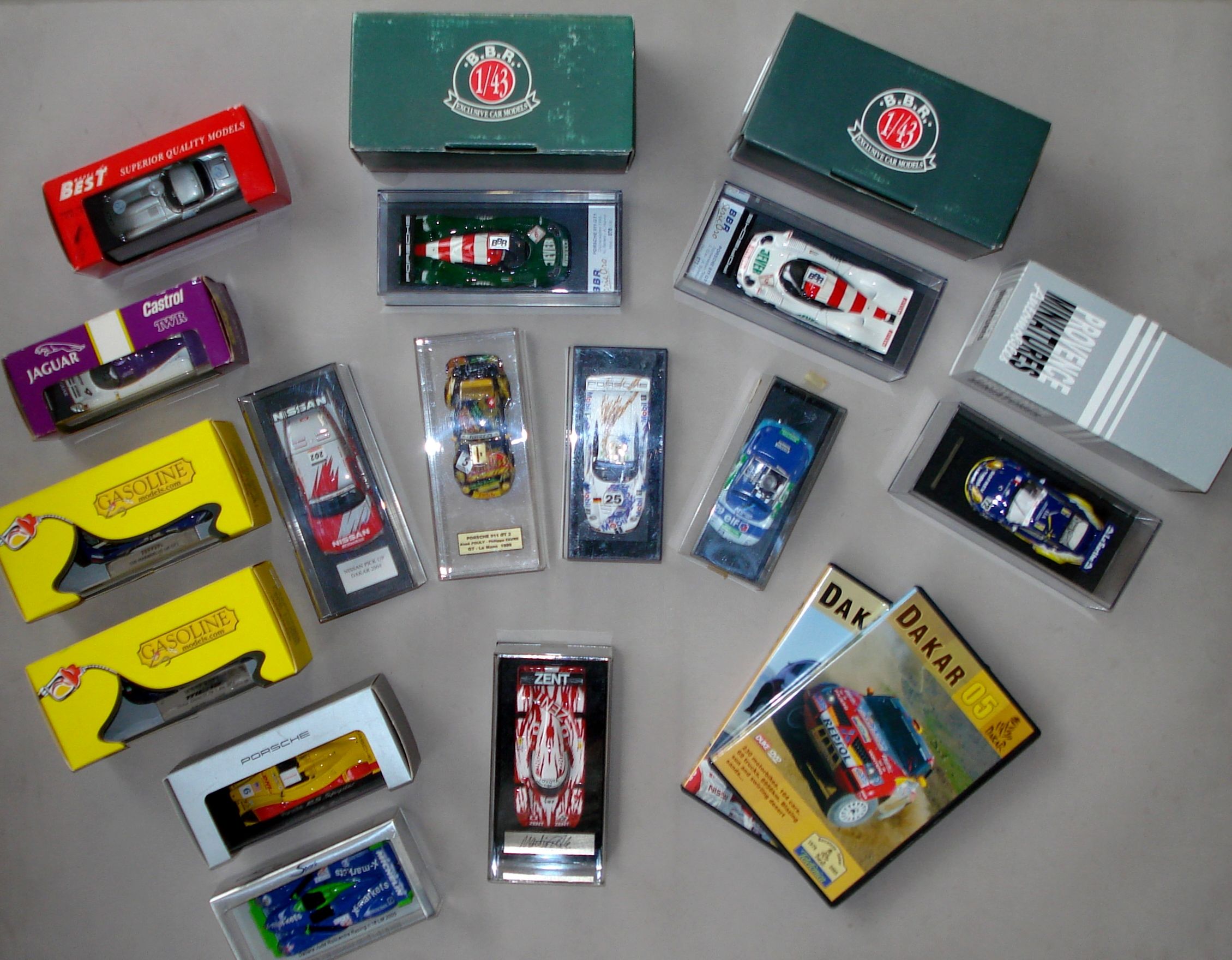 Bonhams Cars : A collection of fourteen white metal models,