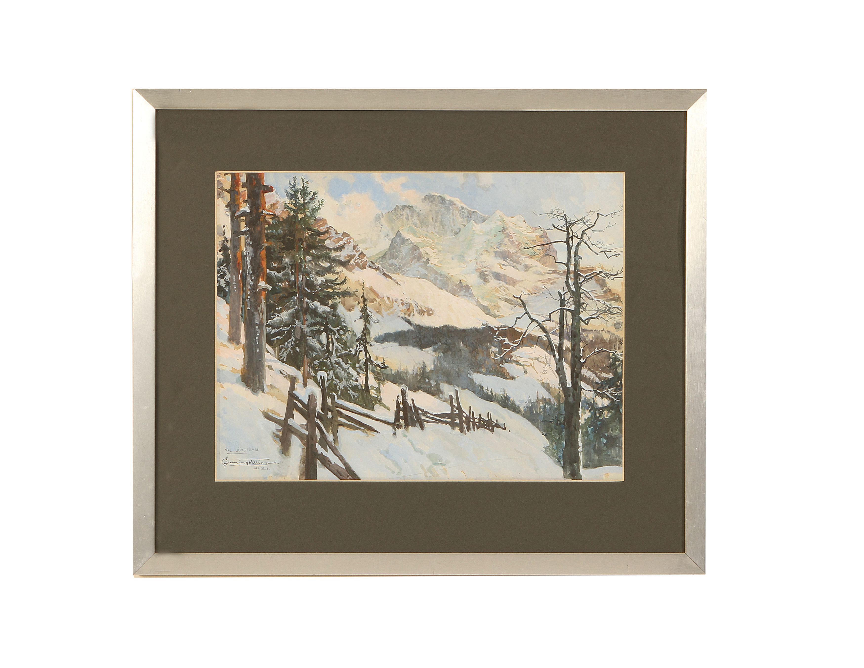 Bonhams : Fleming Williams, 20th Century The Jungfrau,