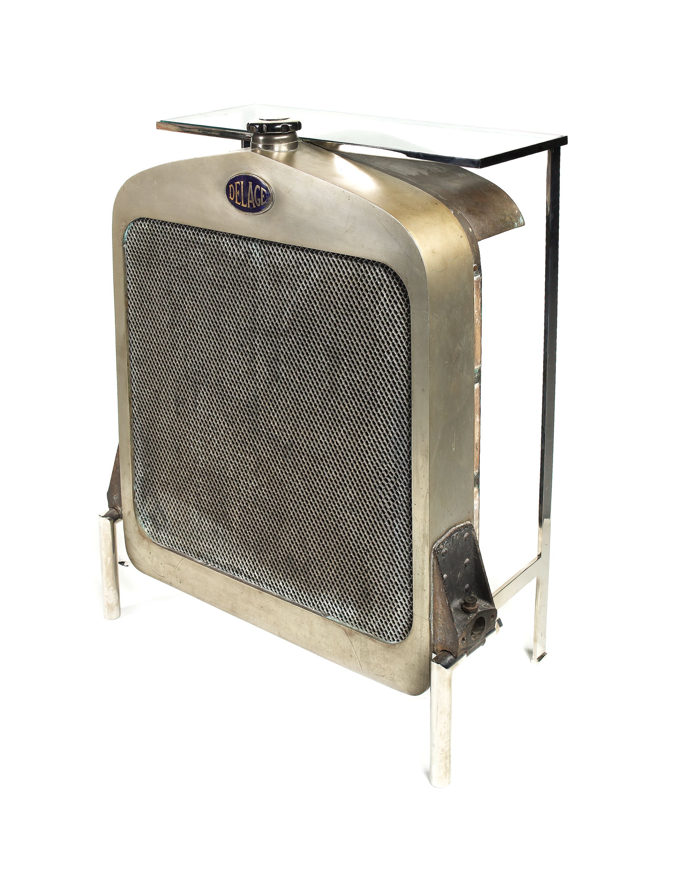 Bonhams Cars : A Delage radiator side-table,