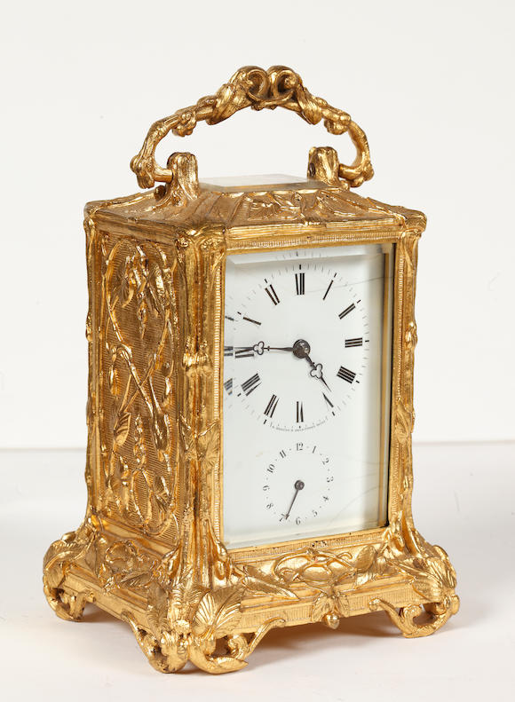 Bonhams A French Brass Carriage Clock