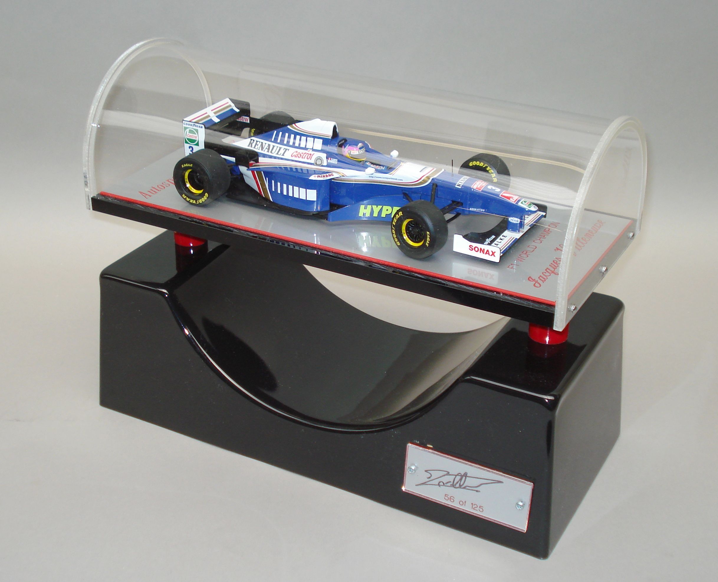 Bonhams Cars : A Jacques Villeneuve signed 1997 Autosport Awards model ...