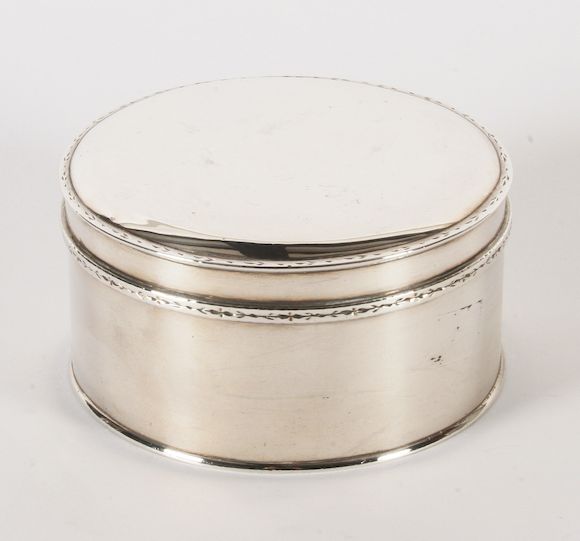 Bonhams : An early 19th century Dutch silver box Maker's mark CHN ...