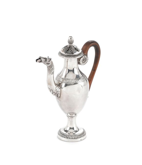Bonhams : A 19th century Italian silver small ewer, maker's mark ...