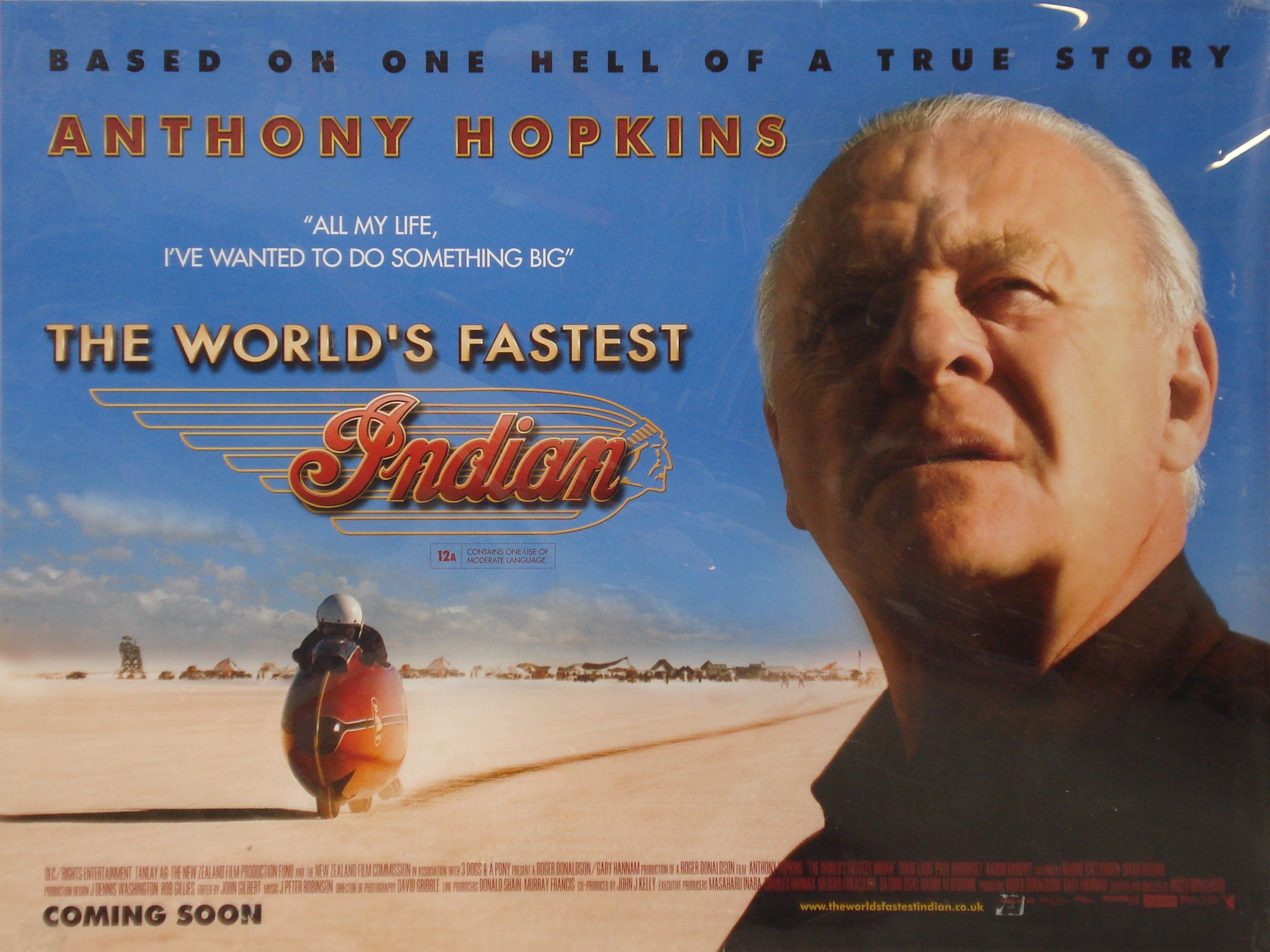 Bonhams Cars : A film poster for 'The World's Fastest Indian',