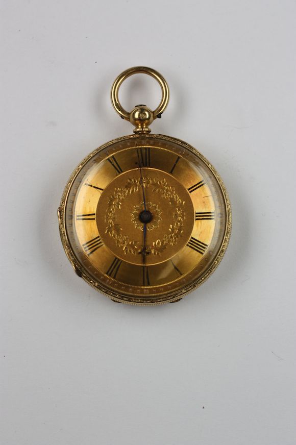 Bonhams : John Staniland, Malton An 18ct gold cased open faced pocket watch