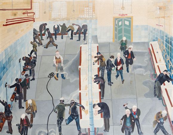 Bonhams : Jack Crabtree (British, born 1938) Washroom