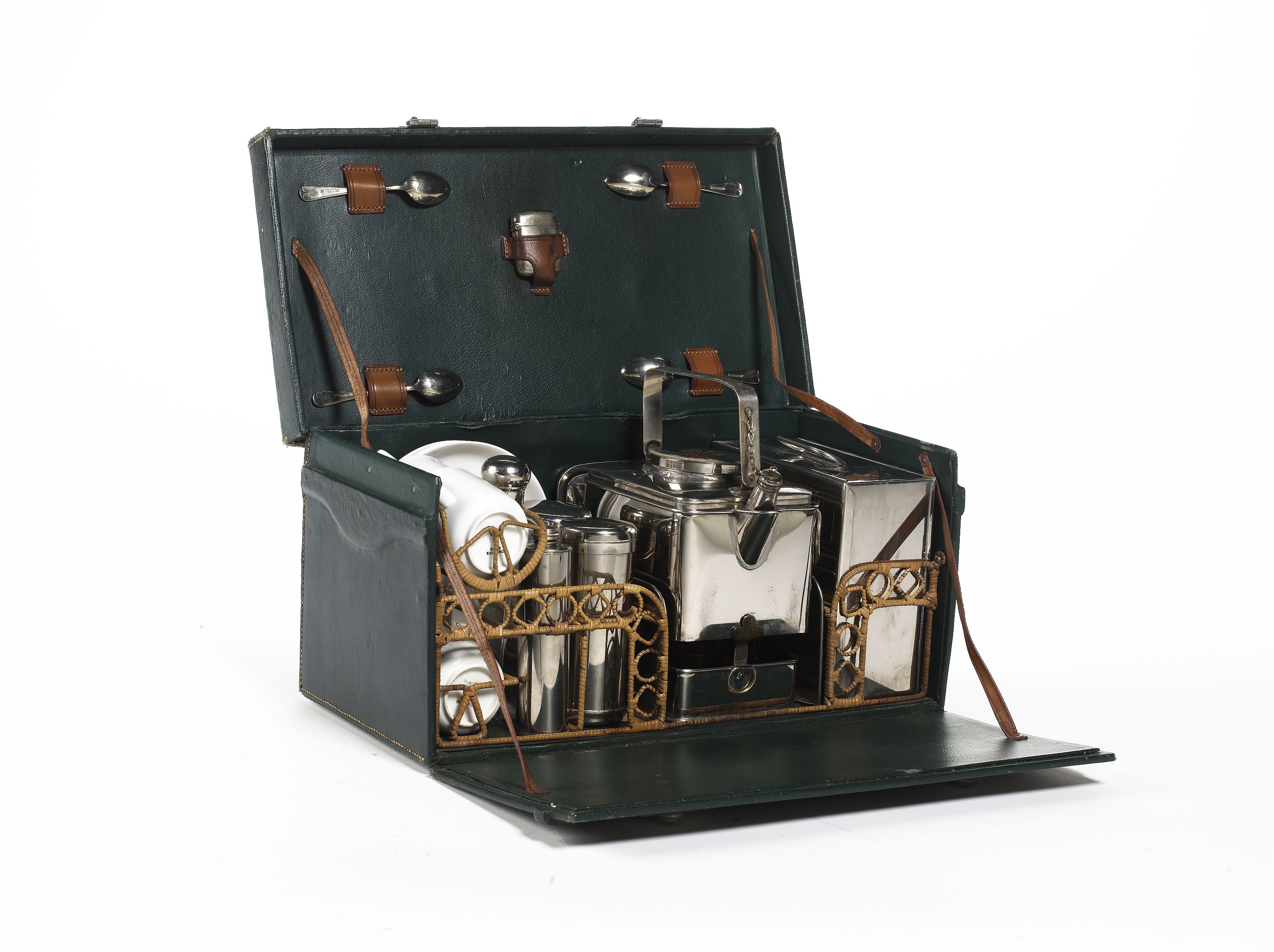 Bonhams Cars : A four-person tea-set, by G. W. Scott & Sons, circa 1911,