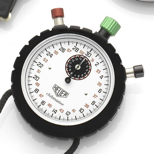 Bonhams : Heuer. A lot of three stopwatches and a milometer