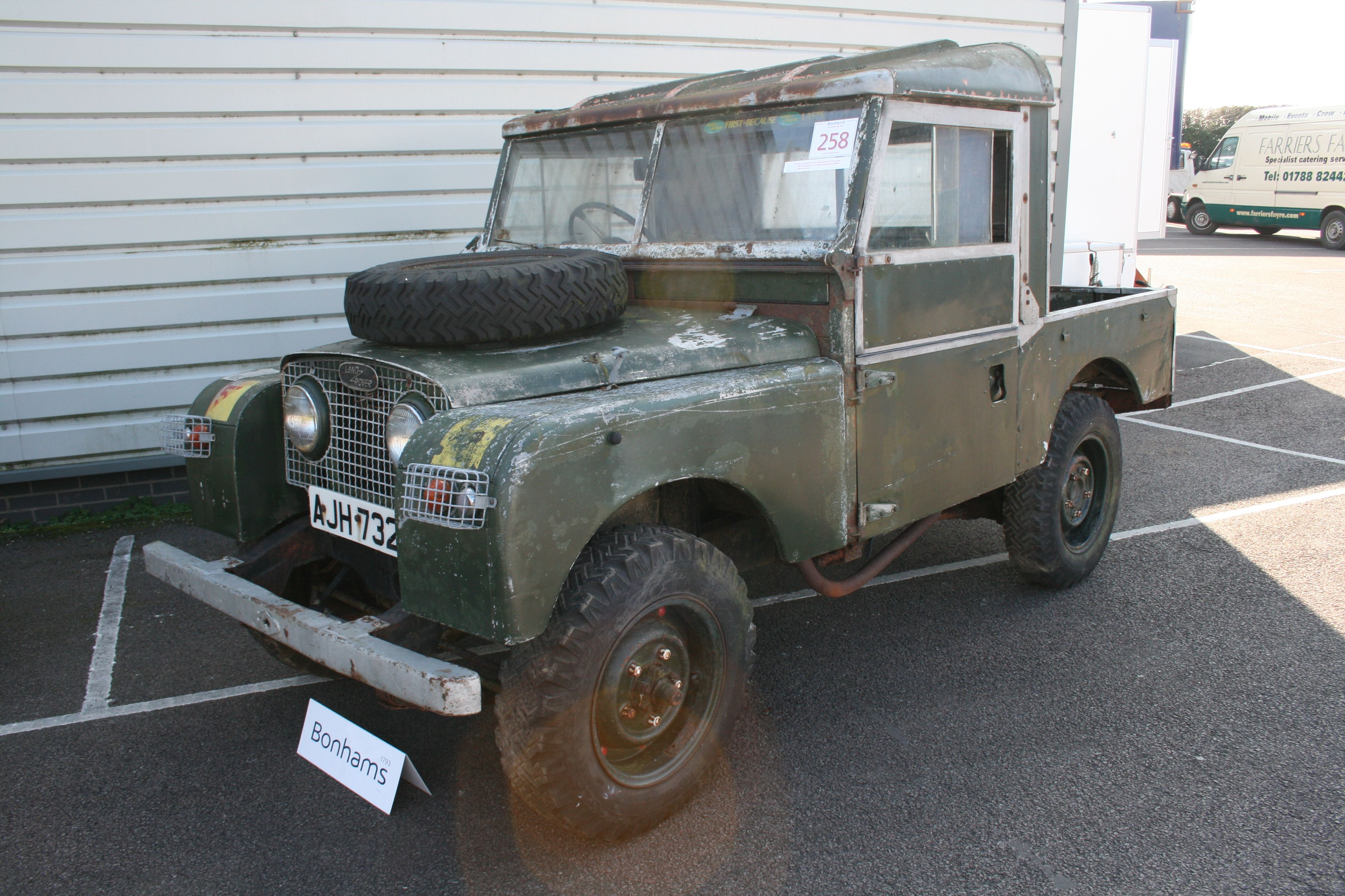 Bonhams Cars : 1955 Land Rover Series I Chassis no. 57106800 Engine no ...