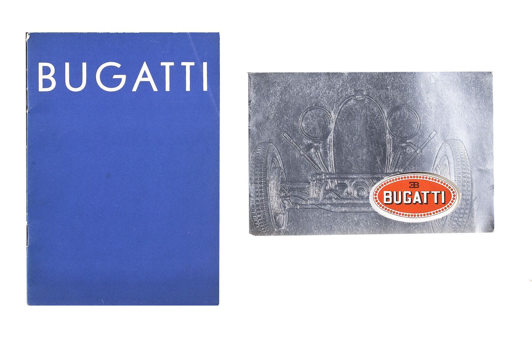 Bonhams Cars : Two Bugatti brochures,