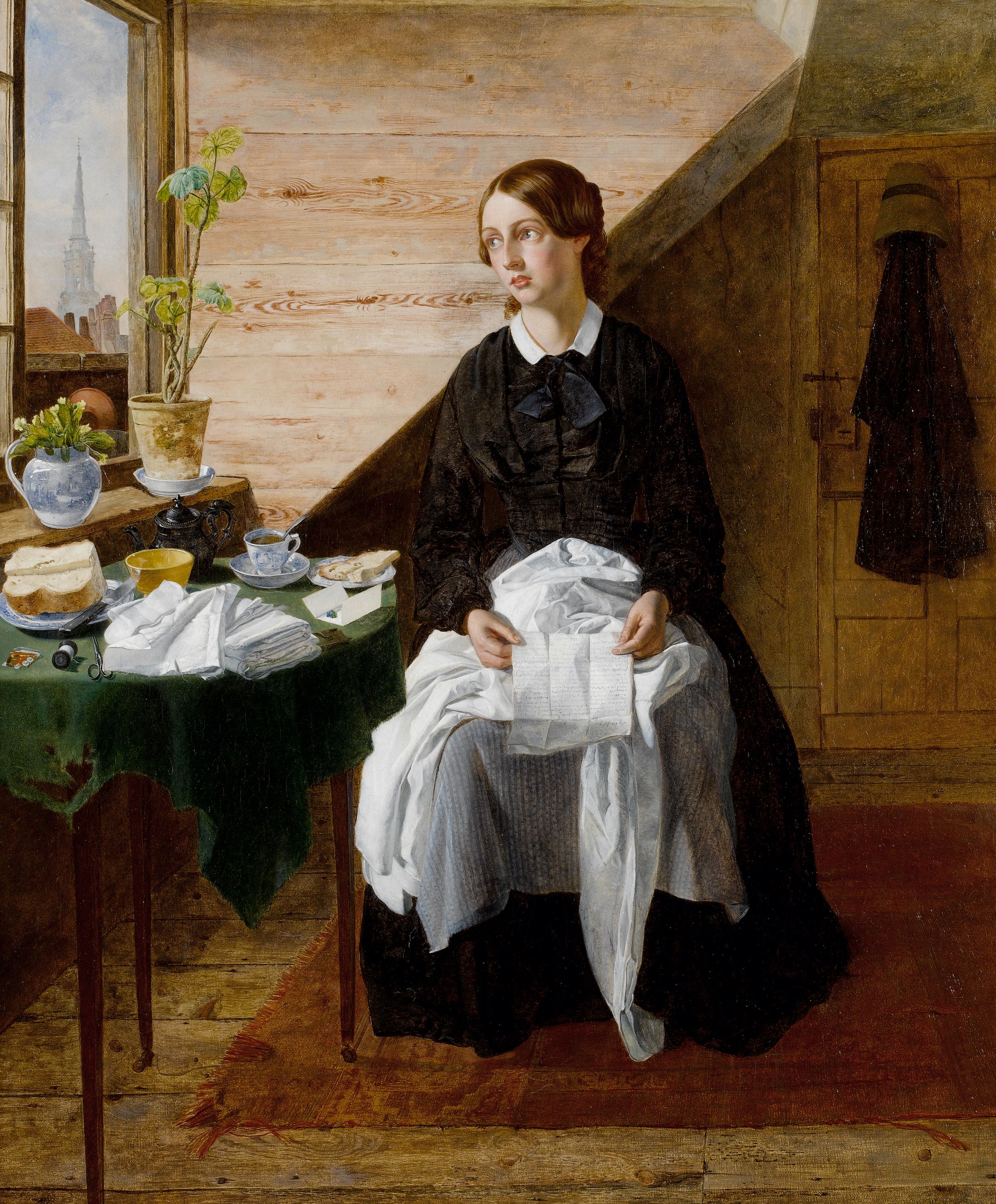 Bonhams : Charles Rossiter (British, 1827-1890) The song of a shirt