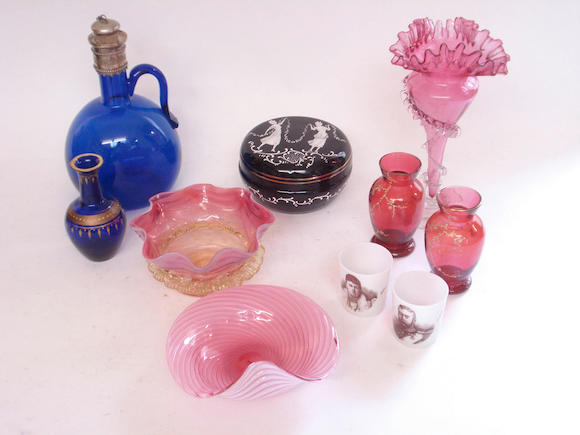 Bonhams A Quantity Of Victorian Glassware