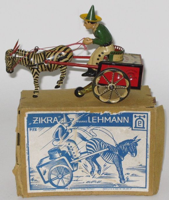Bonhams : Lehmann 752 Zikra Zebra cart