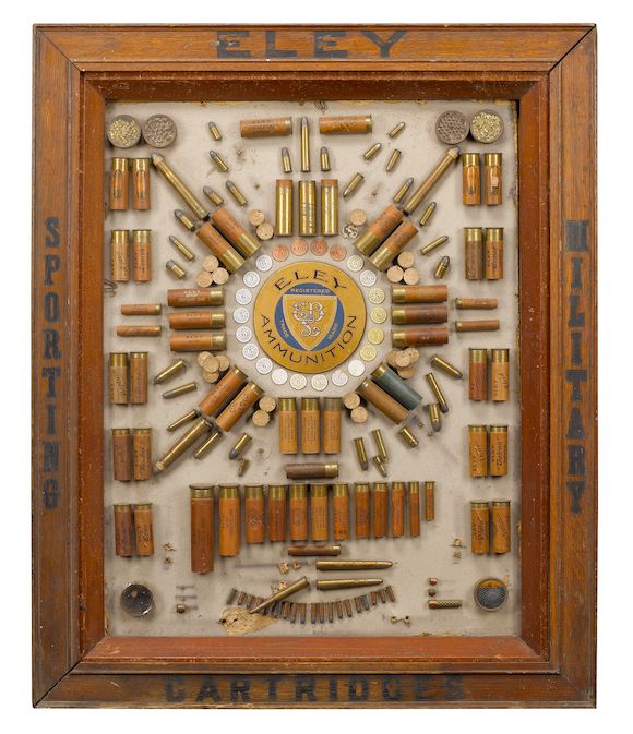 Bonhams : An 'Eley Sporting & Military Cartridges' cartridge-display board
