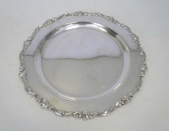 Bonhams : A Peruvian silver platter, incuse stamped "Industria Peruana ...