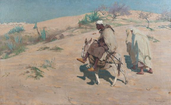 Bonhams : Alexander Mann (British, 1853-1908) 52.5 x 85 cm. (20 11/16 x ...