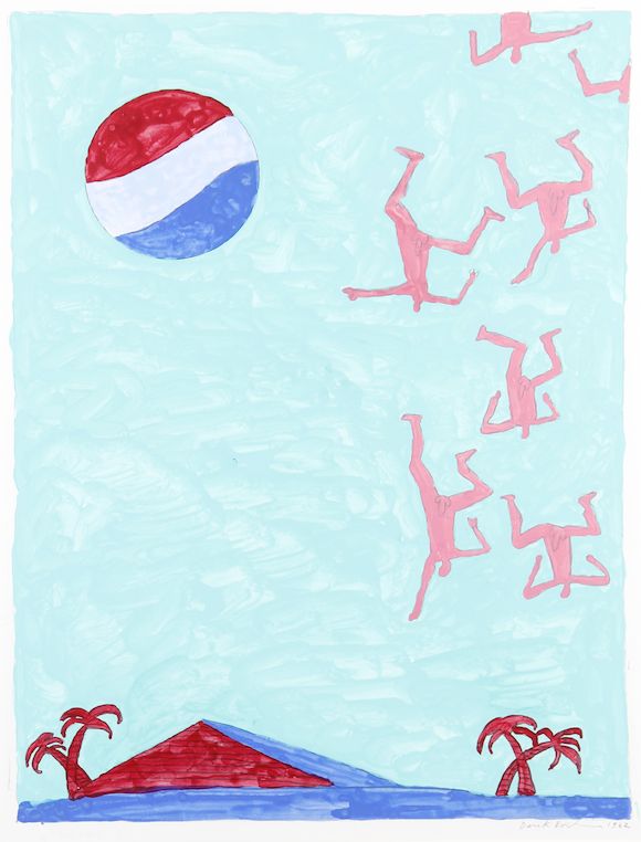 Bonhams : Derek Boshier (British, born 1937) Pepsi Falling 1962 signed ...