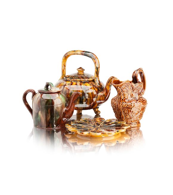 Bonhams : A collection of Dunmore pottery 19th century