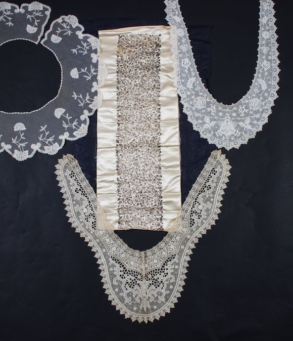 Bonhams : Six lace collars and four berthas