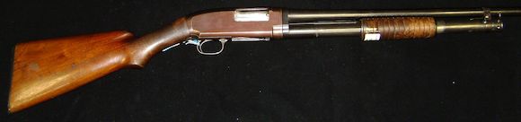 Bonhams : A 20-bore 'Model 1912' pump-action gun by Winchester, no. 26766