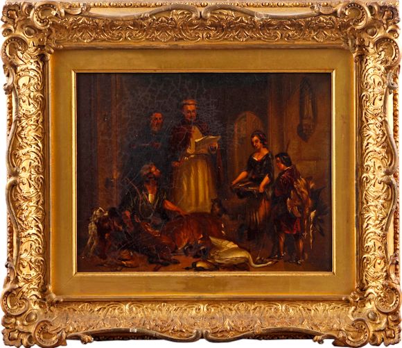 Bonhams : After Sir Edwin Henry Landseer, RA Scene from Bolton Abbey in ...
