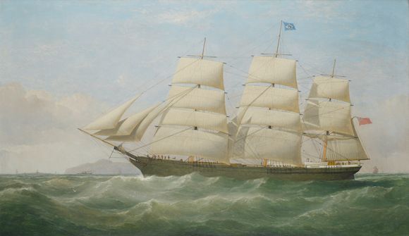 Bonhams : Samuel Walters (British, 1811-1882) The fully-rigged ship ...
