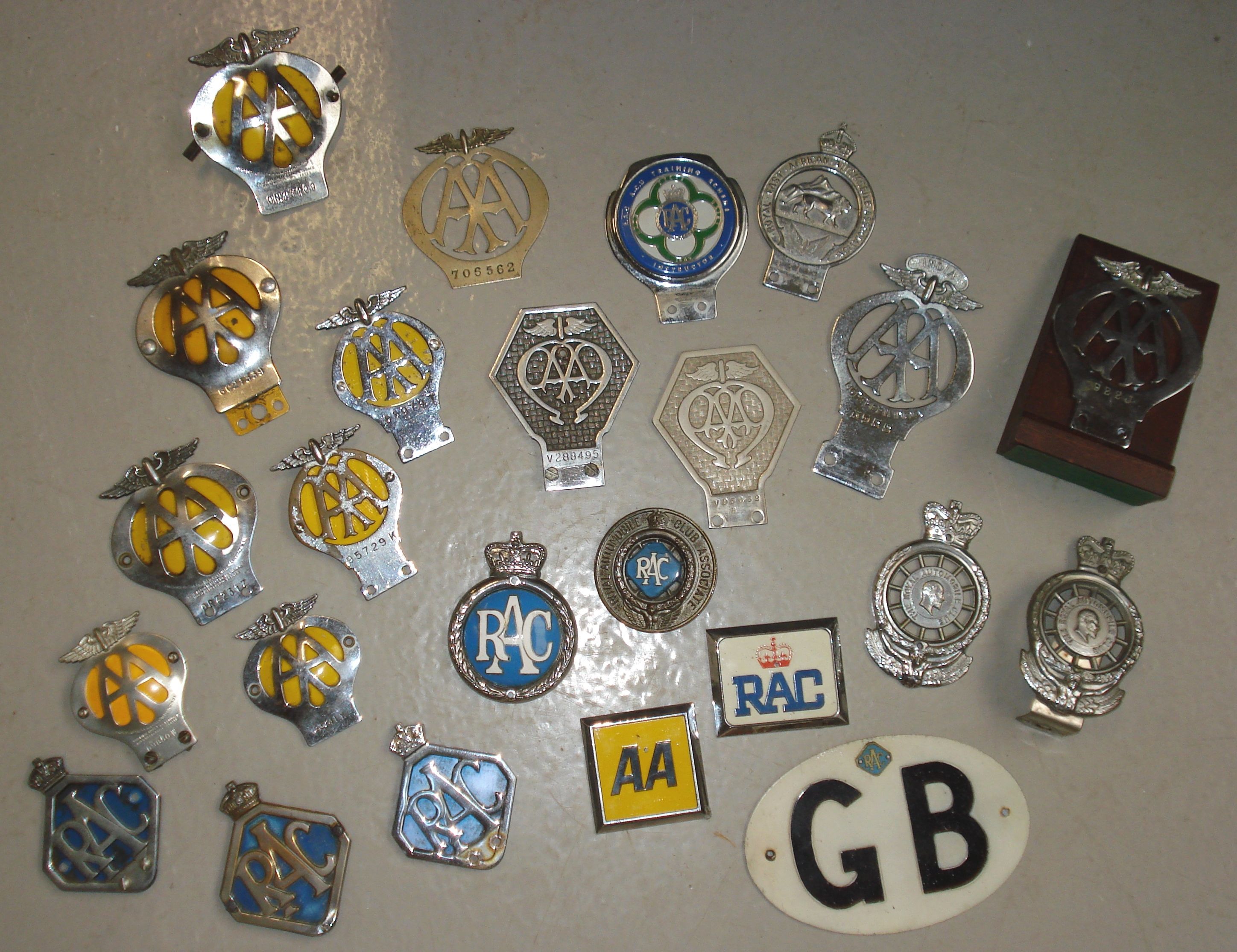 Bonhams Cars : A collection of motoring badges,