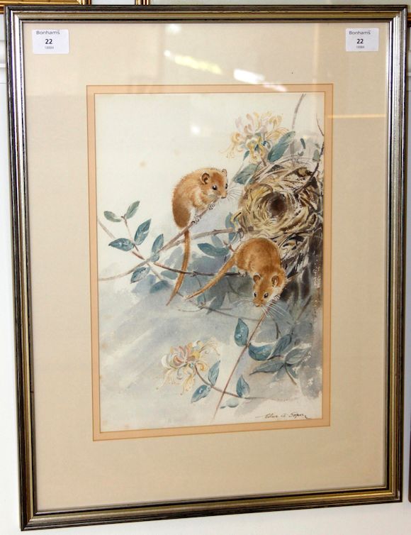 Bonhams : Eileen Alice Soper, RMS (British, 1905-1990) Dormice