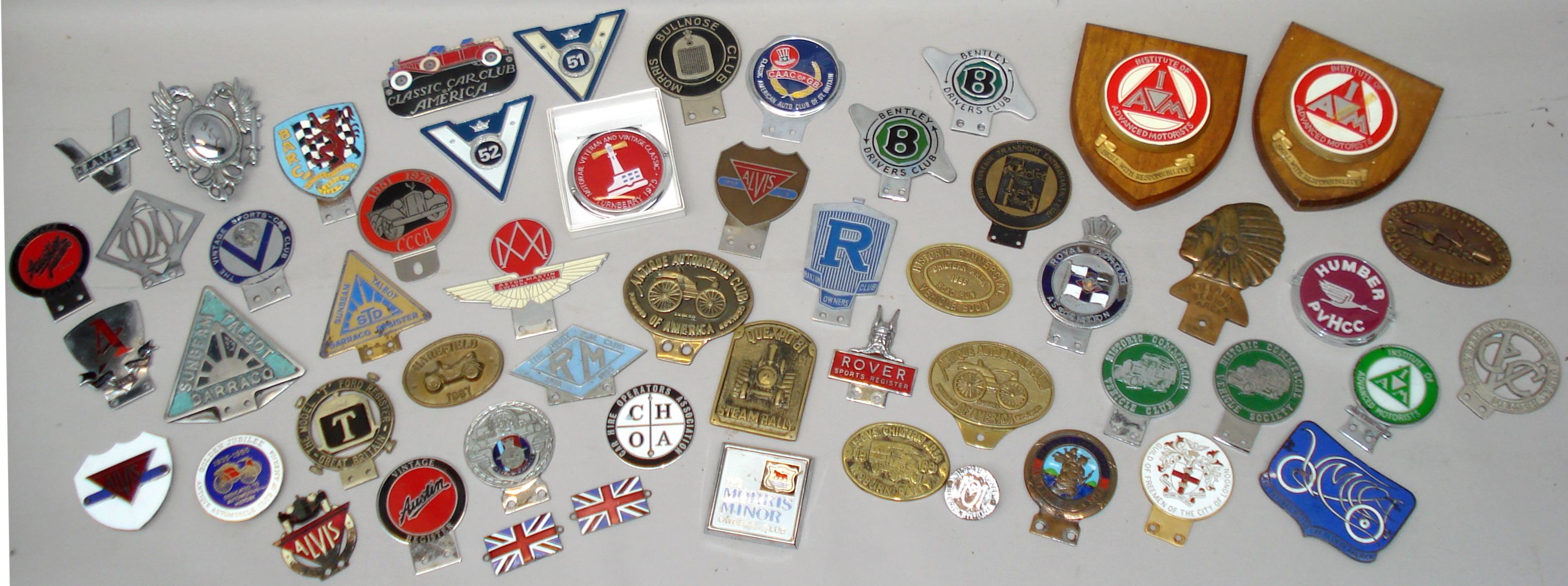 Bonhams Cars : A collection of marque car badges,