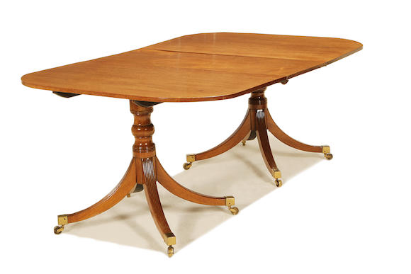 Bonhams An Early 20th Century George Iii Style Mahogany Twin Pedestal