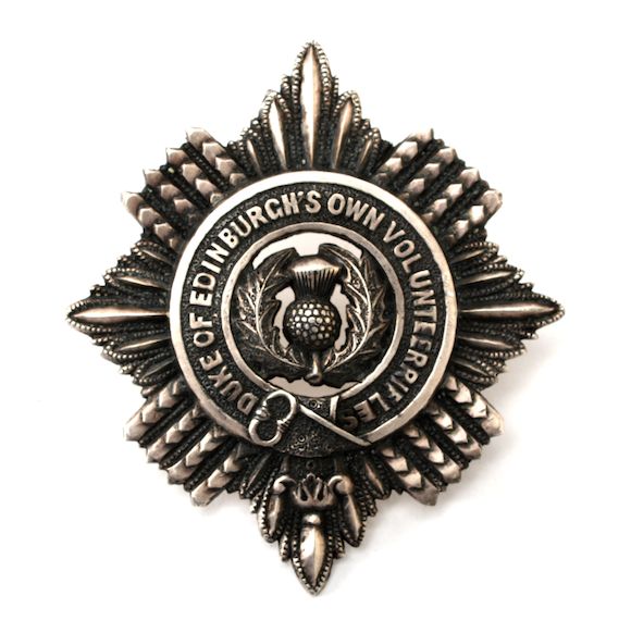 Bonhams : A modern Duke of Edinburgh's Own Volunteer Rifles badge