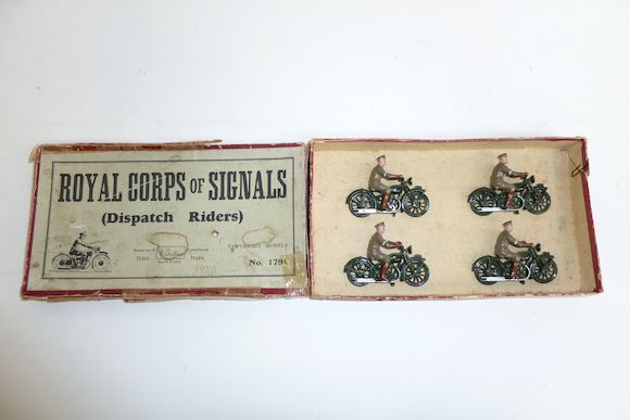 Bonhams : Britains British Infantry and Dispatch Riders in Khaki 51