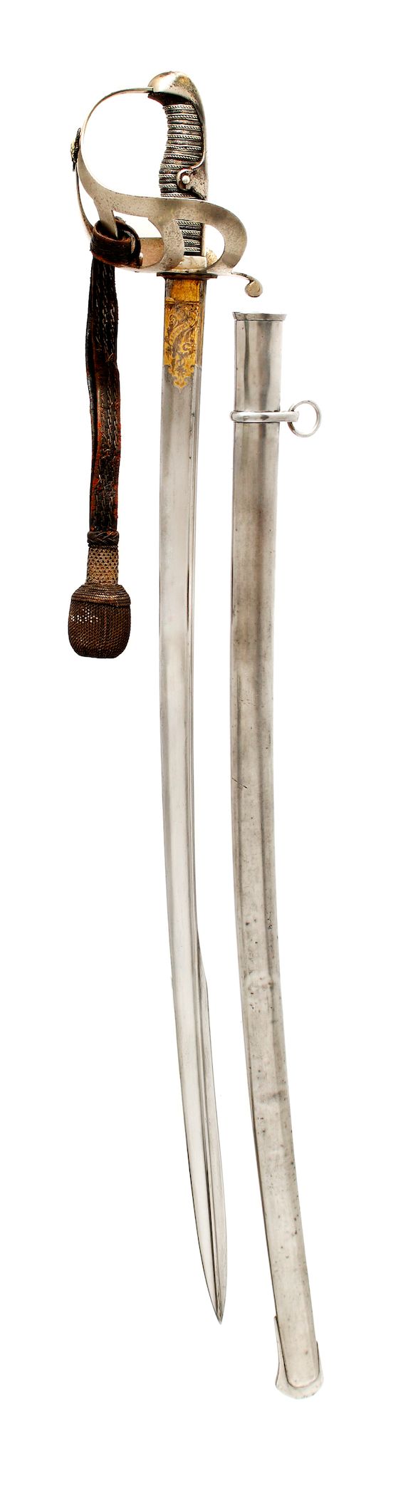 Bonhams : A Rare Prussian Life Guard Hussar Officer's 1852/79 Pattern Sabre