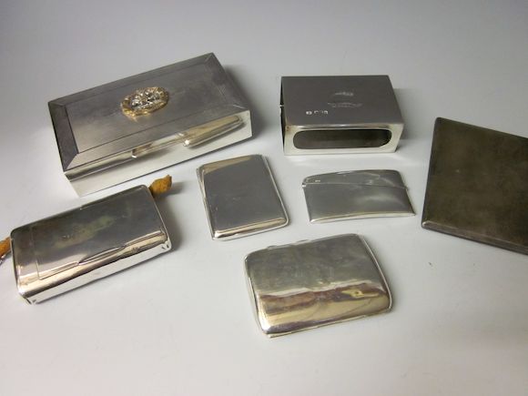 Bonhams : A late Victorian cigarette case, by Sampson Mordan and Co ...