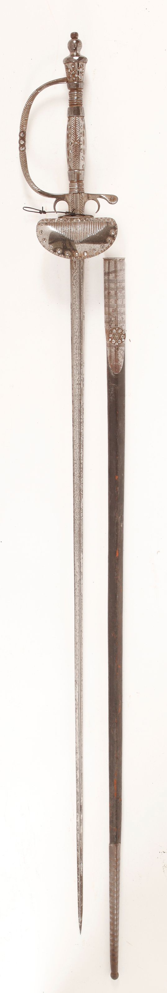 Bonhams : A Cut Steel Court Sword